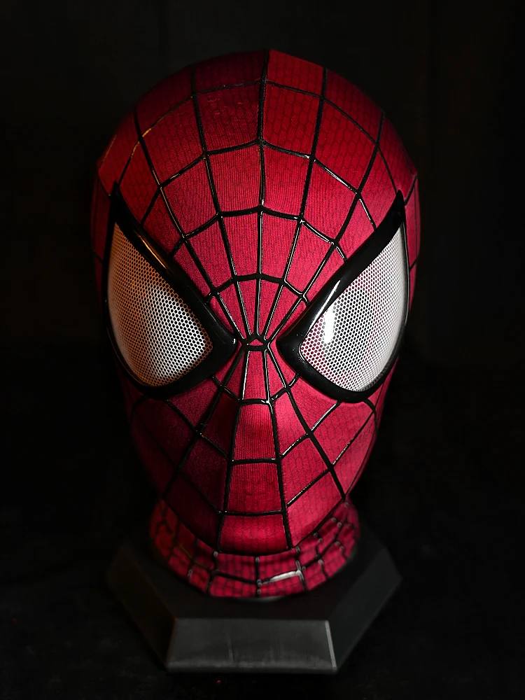 Spider Man Premium Coseplay Mask with Hard Face Shell and Magnetic Len ...